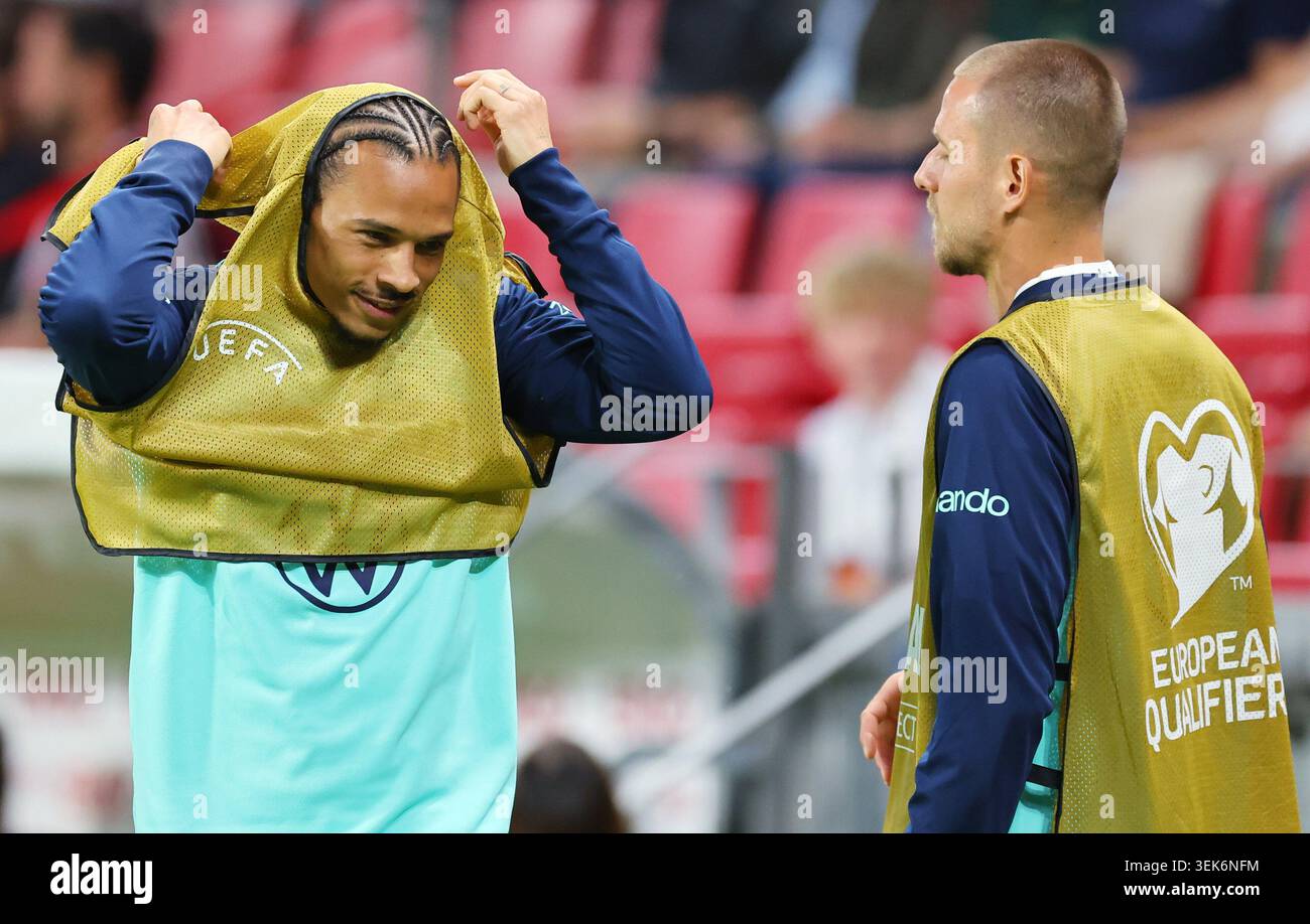 from left: Leroy Sane, Waldemar Anton (Germany) Mainz, May 31, 2026 ...