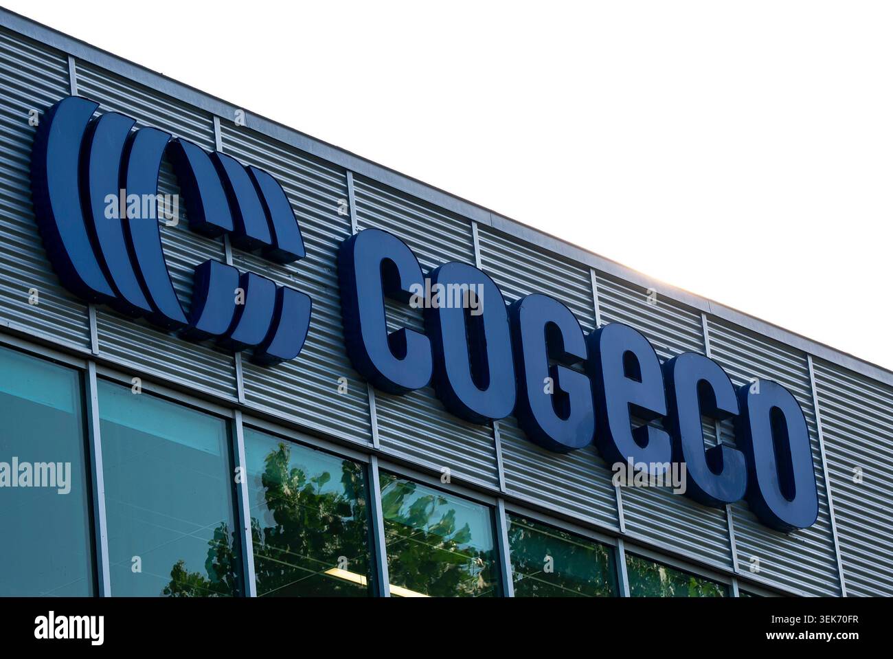 A COGECO sign in Trois-Rivieres, Que., is photographed on Wednesday ...
