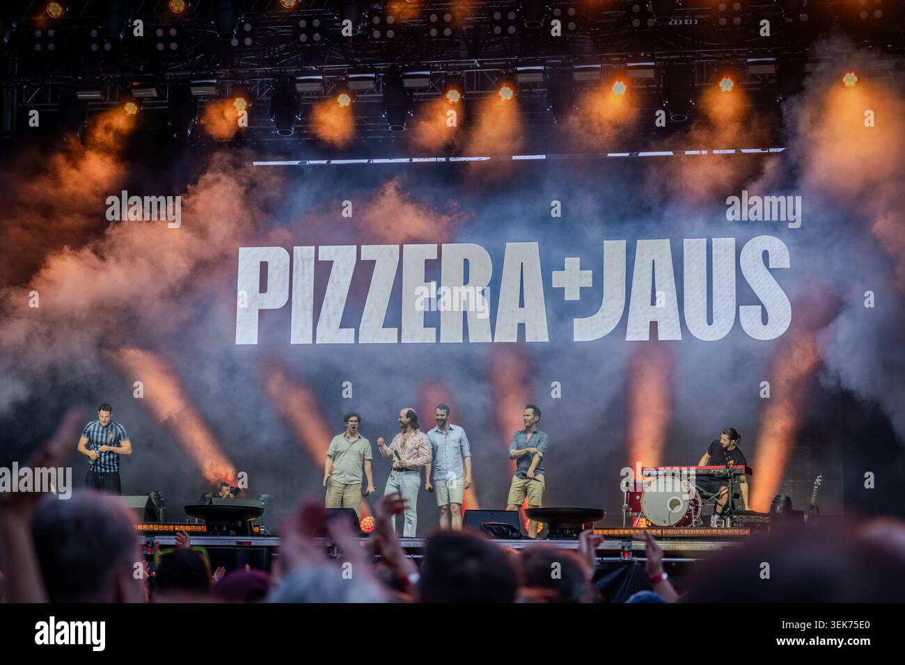 Pizzera und Jaus live on stage at Residenzplatz Salzburg Austria on 30. ...