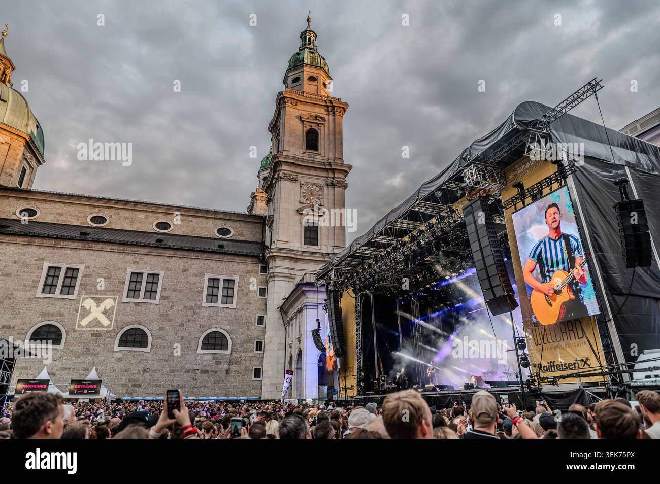 Pizzera und Jaus live on stage at Residenzplatz Salzburg Austria on 30. ...