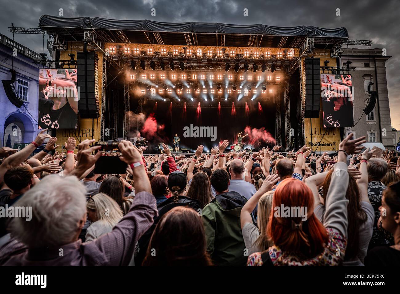 Pizzera und Jaus live on stage at Residenzplatz Salzburg Austria on 30. ...