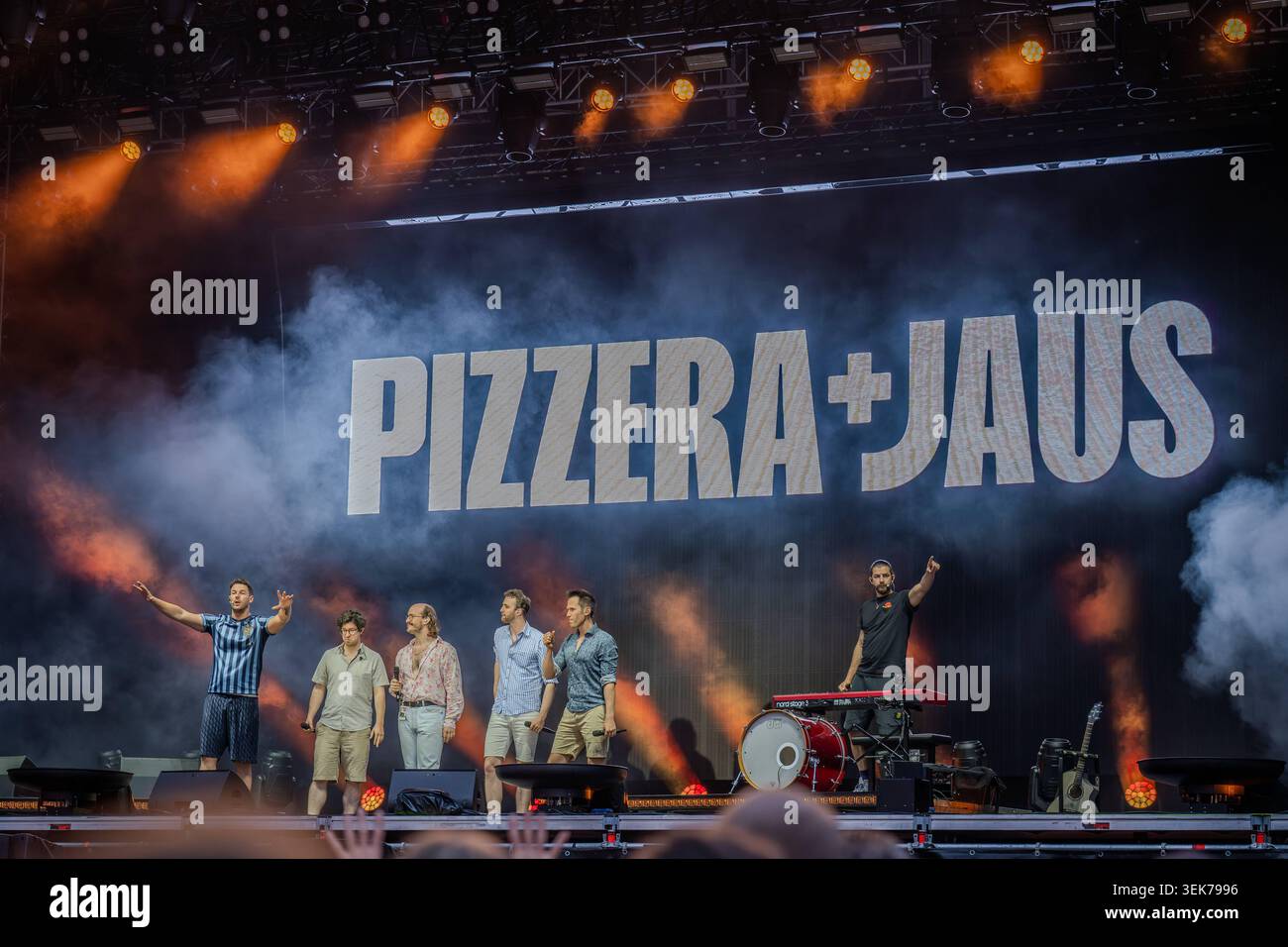 Pizzera und Jaus live on stage at Residenzplatz Salzburg Austria on 30. ...