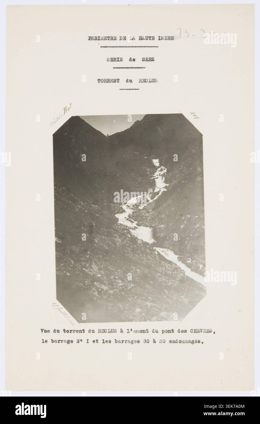 1920s silver gelatin print seez restoration works hi-res stock ...