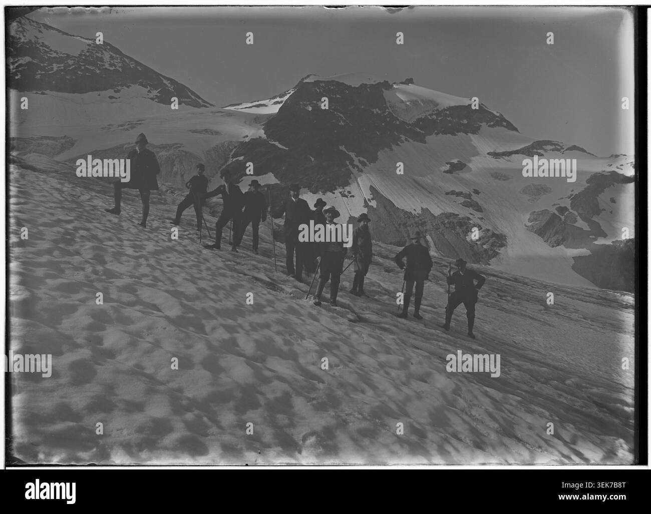 Alpine research image tre la tete glacier hi-res stock photography and ...