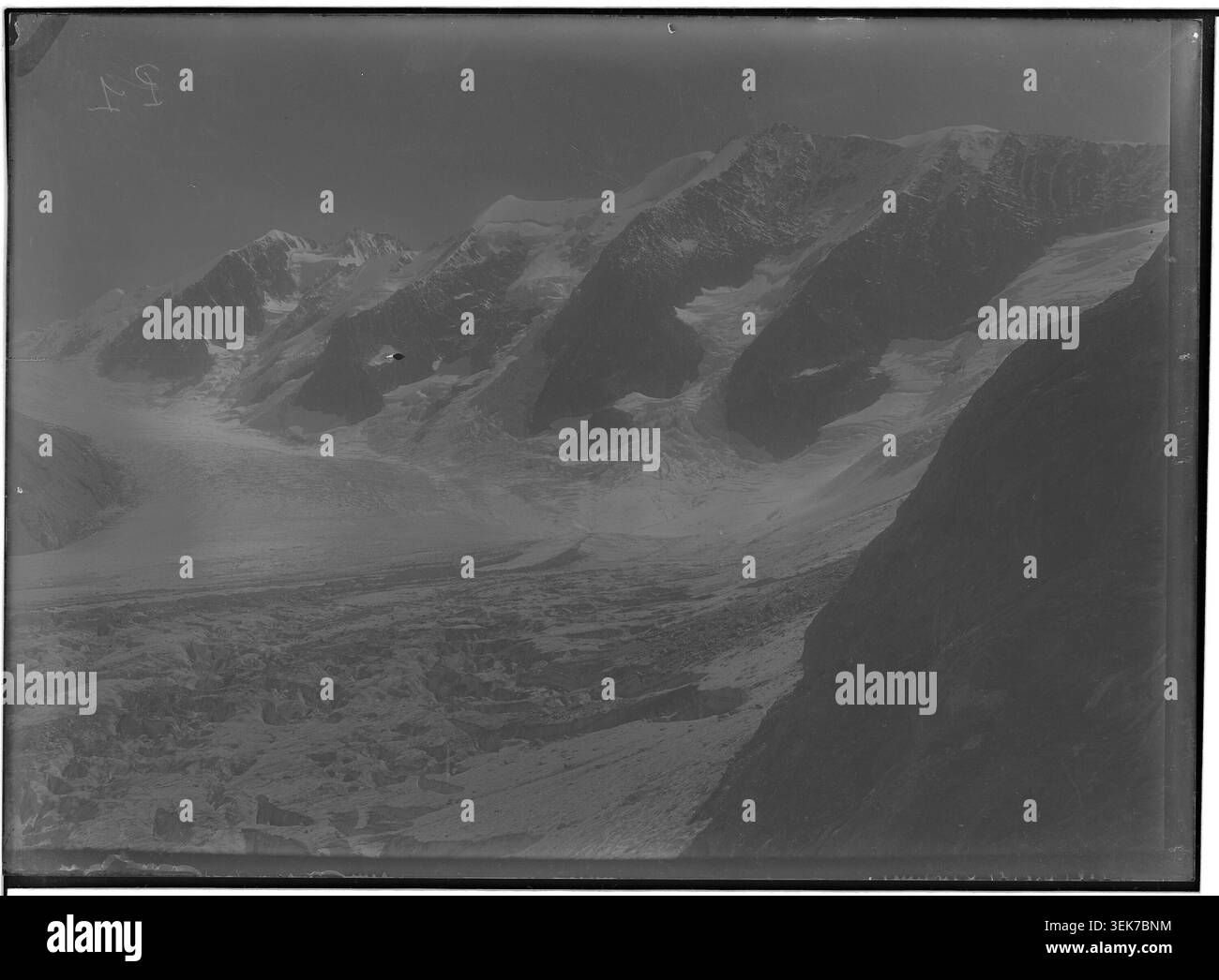 Alpine research image tre la tete glacier hi-res stock photography and ...