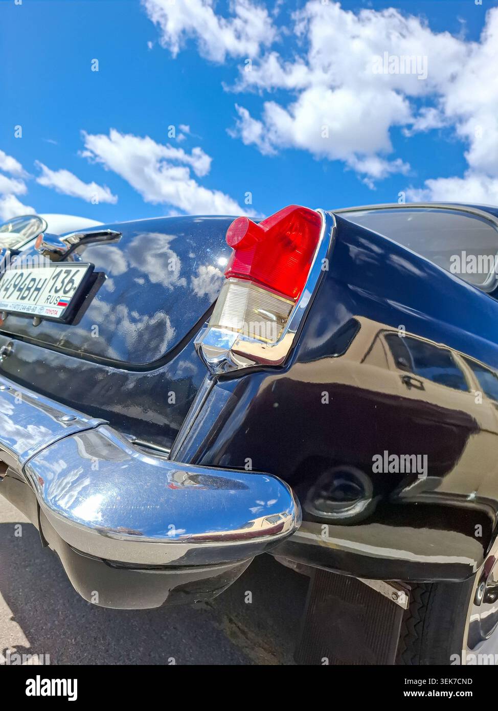 VORONEZH, Russia - April 25, 2026.The picture shows the rear tail light ...