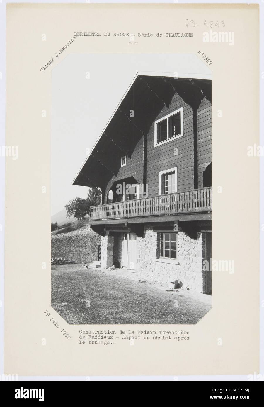 Chalet after burning hi-res stock photography and images - Alamy