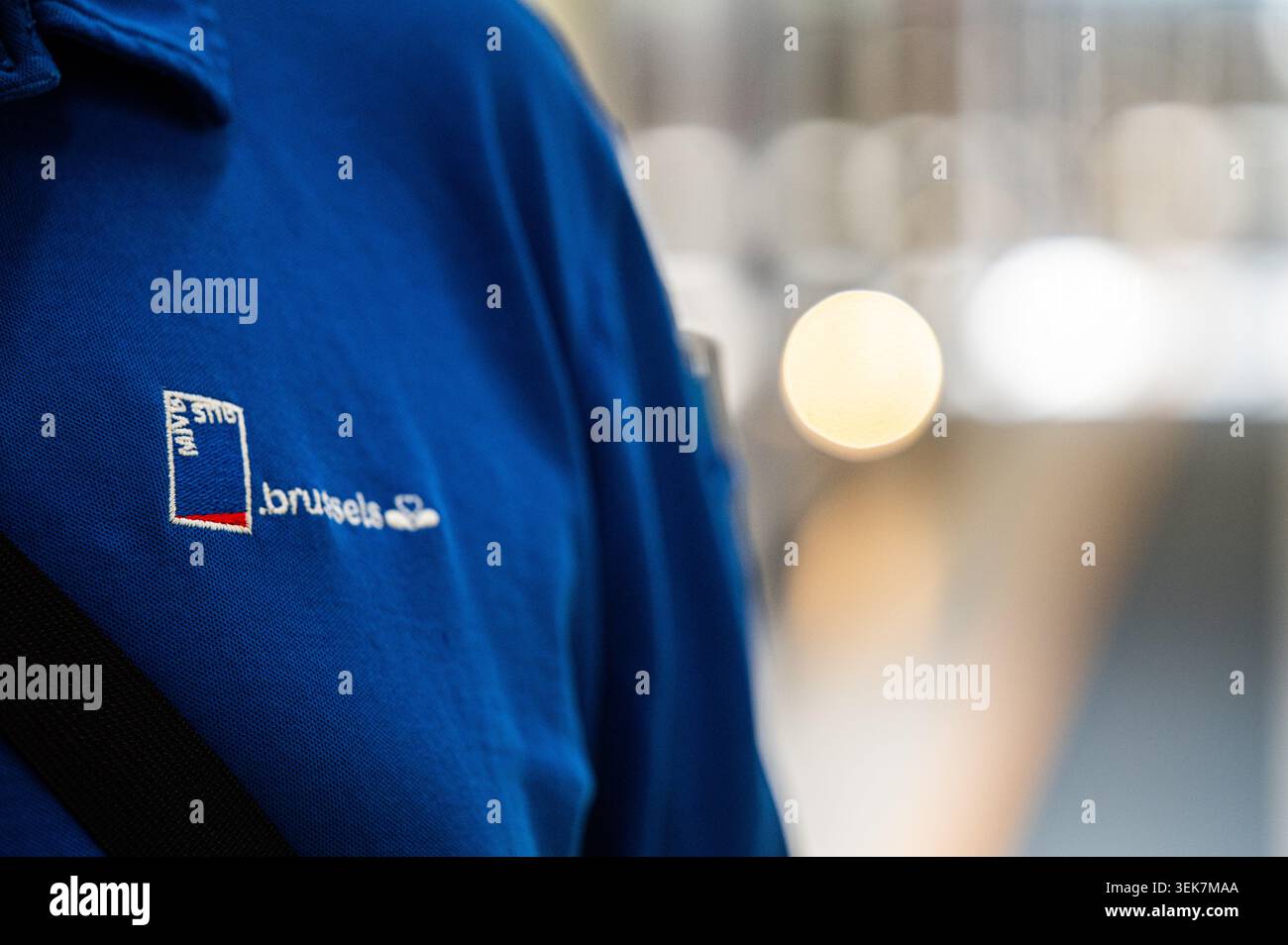 Logo of the Brussels' public transport company STIB-MIVB, in Brussels ...