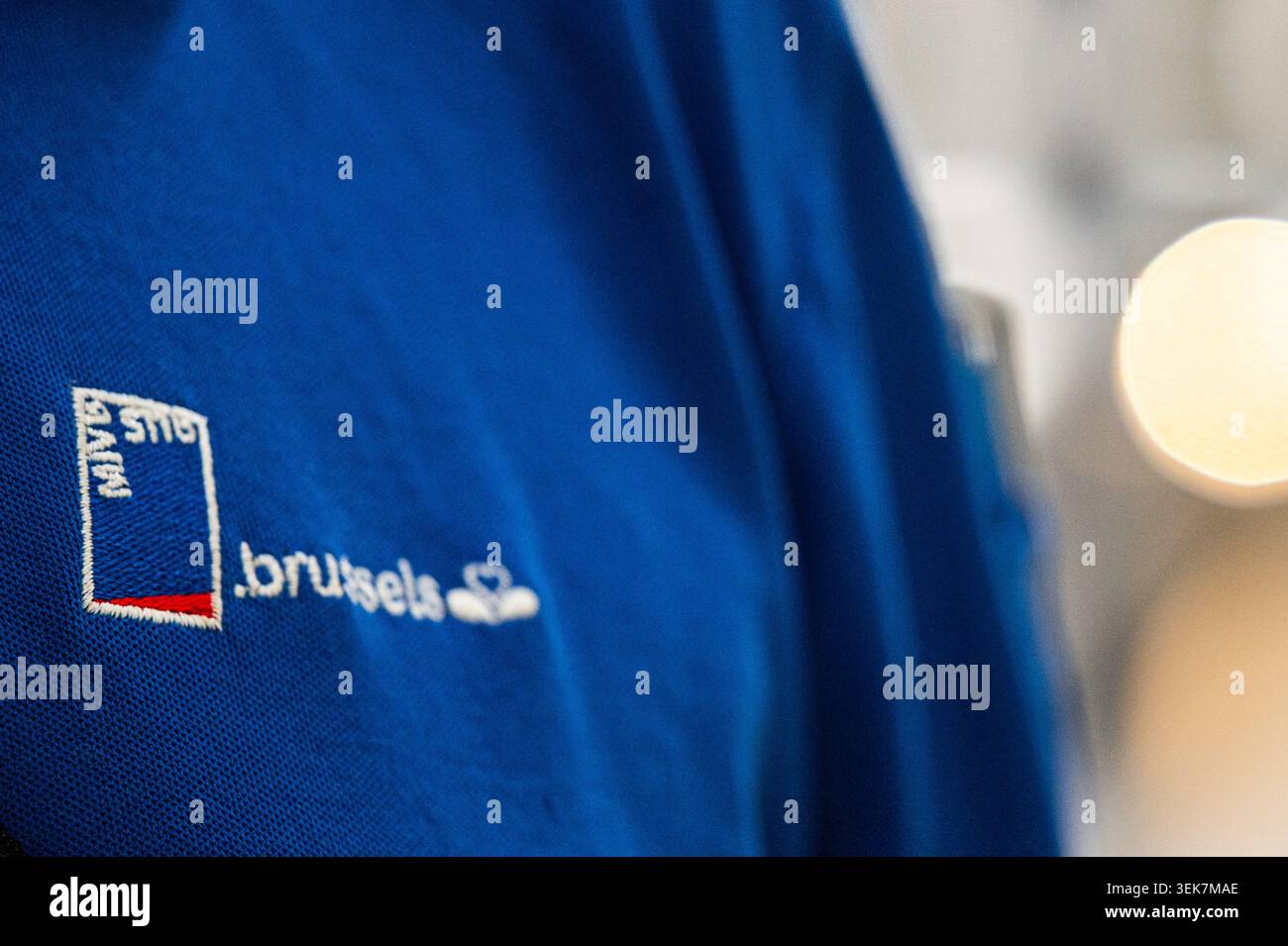 Logo of the Brussels' public transport company STIB-MIVB, in Brussels ...