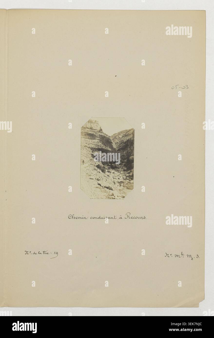 Early twentieth century silver gelatin print recours forest road hi-res ...