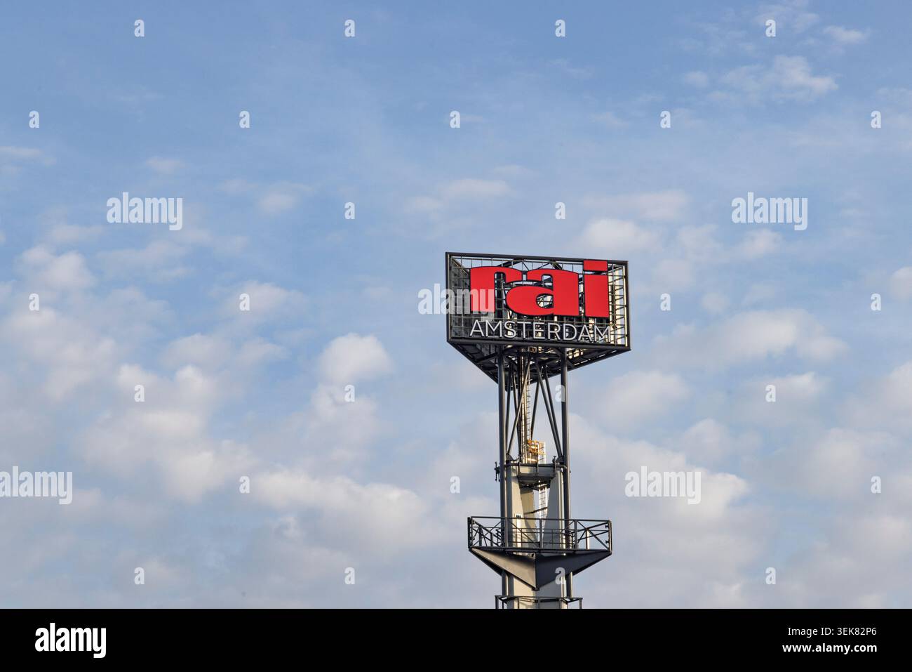 msterdam, Netherlands - 23 May 2026: The iconic red and white RAI ...