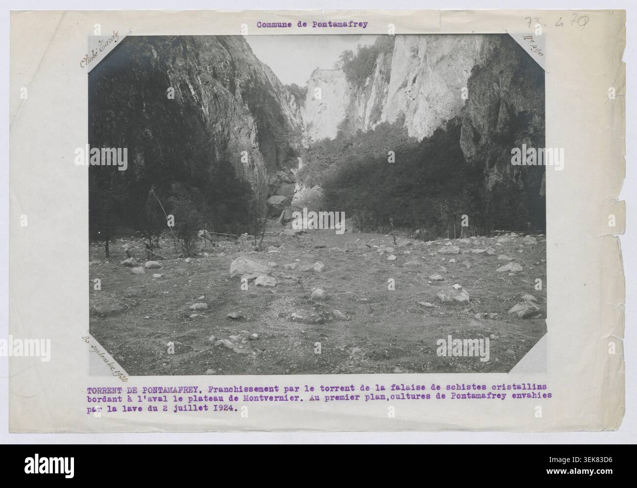 1920s silver gelatin print mountain restoration setting hi-res stock ...