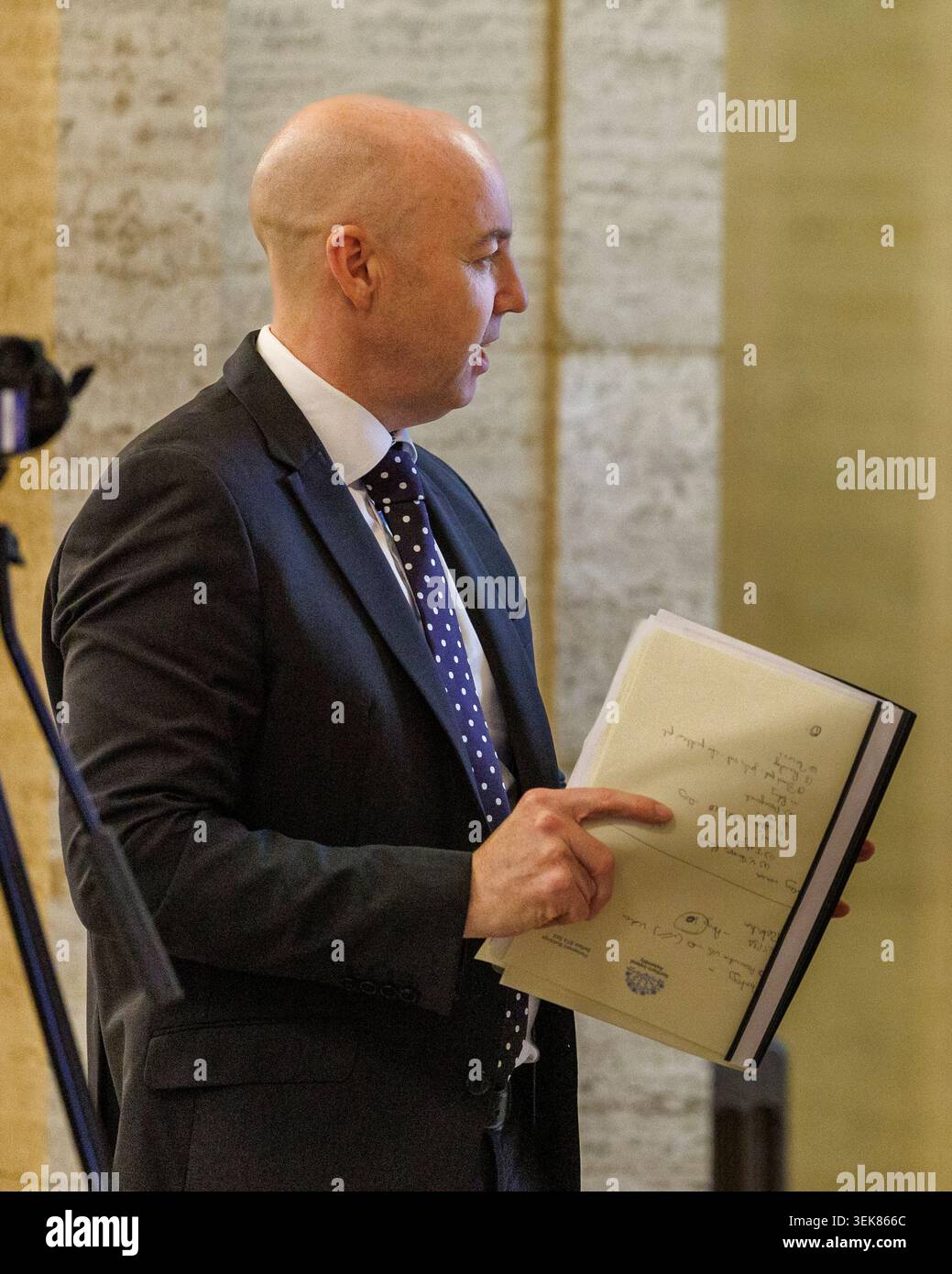 UUP leader Jon Borrow MLA at Parliament Buildings, Stormont. Picture ...