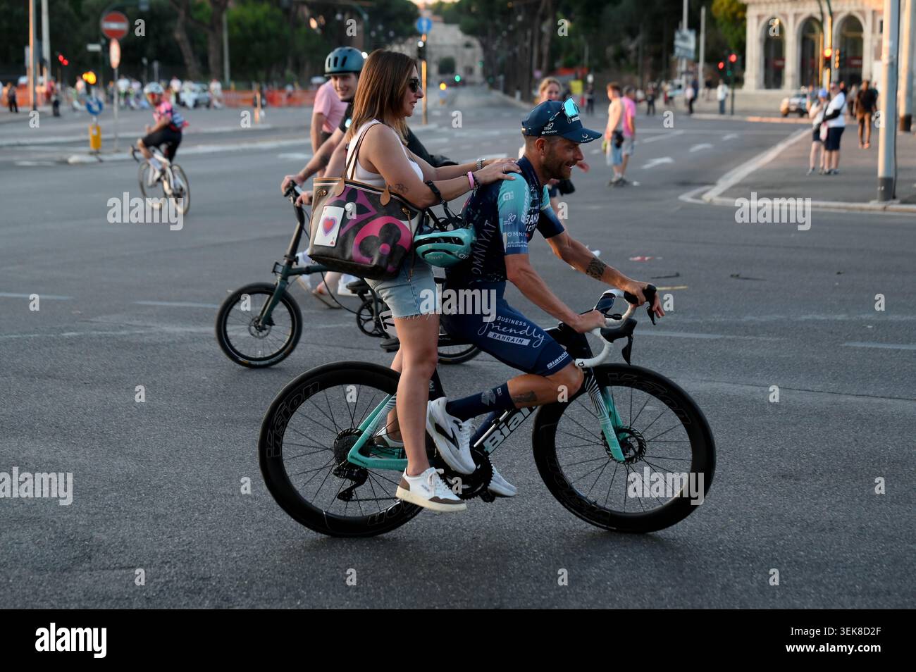 IPA85241428 - Damiano Caruso during Rome - Rome, Giro d'Italia race in ...