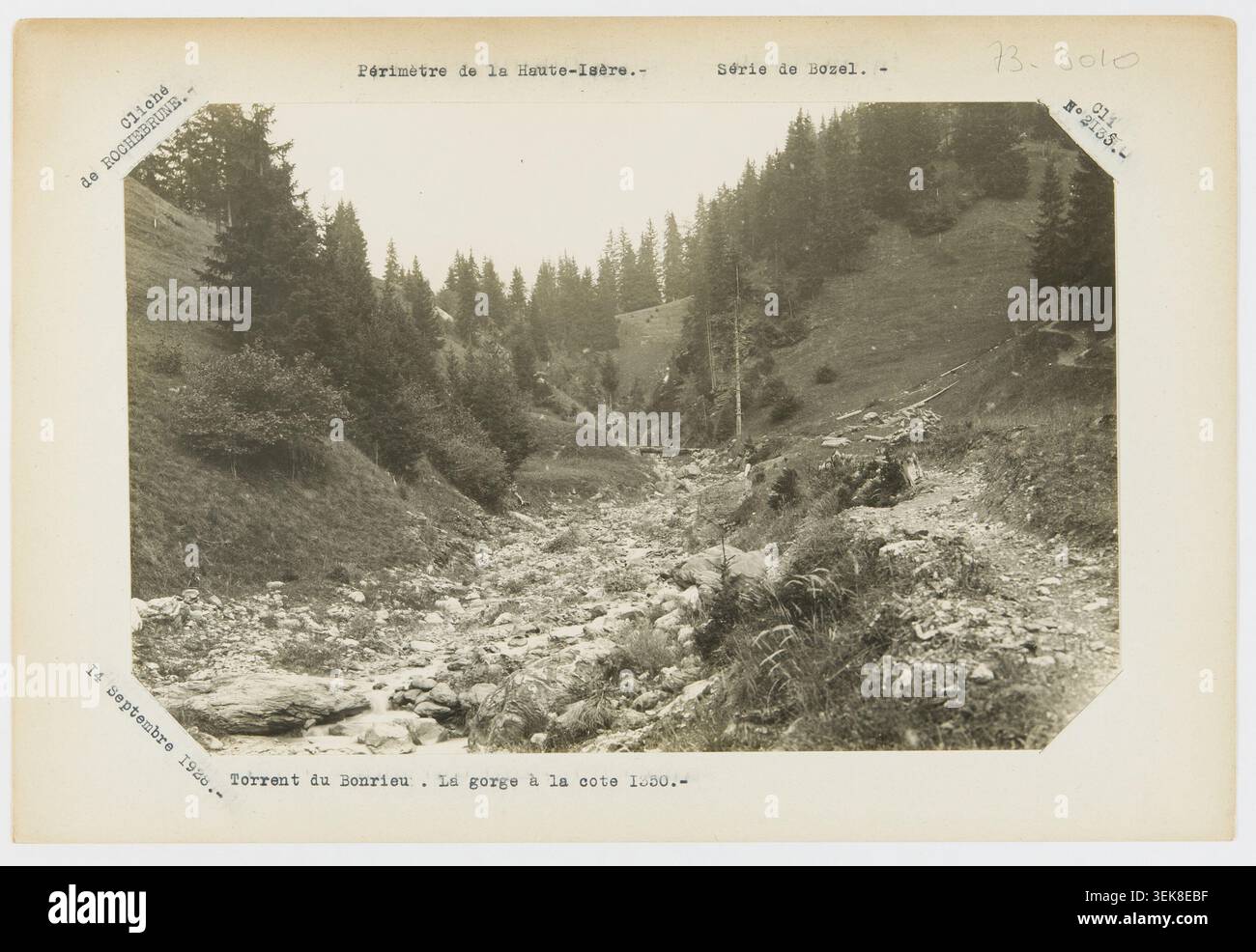 1920s silver gelatin print mountain restoration setting hi-res stock ...