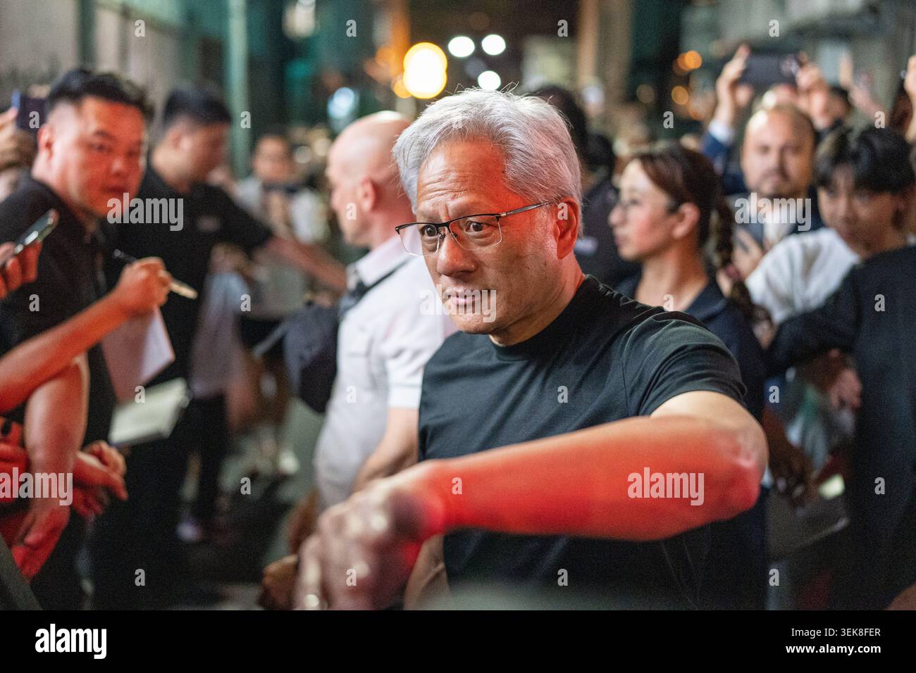 Jensen Huang, President and CEO of NVIDIA in Taipei, Taiwan, June 1 ...