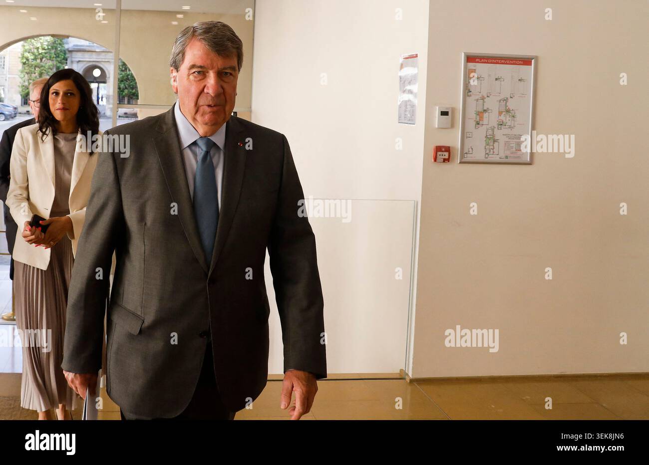 Xavier Darcos, President of the Institut de France, attends the 80th ...
