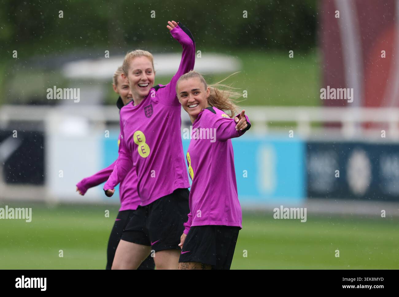 England's Georgia Stanway during a training session at St George's Park ...