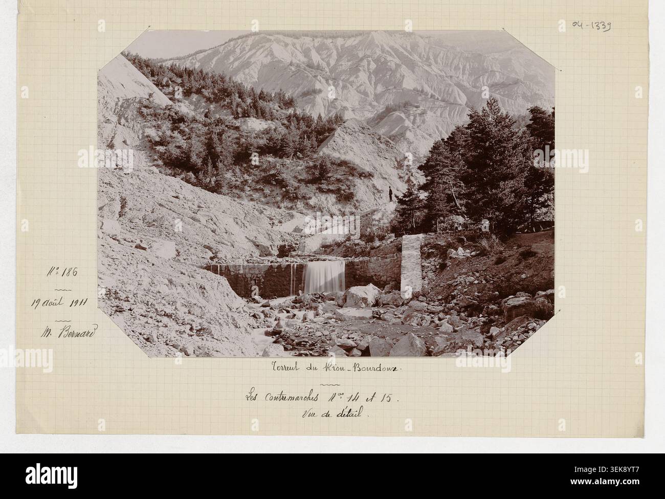 Alpine erosion control 1911 hi-res stock photography and images - Alamy