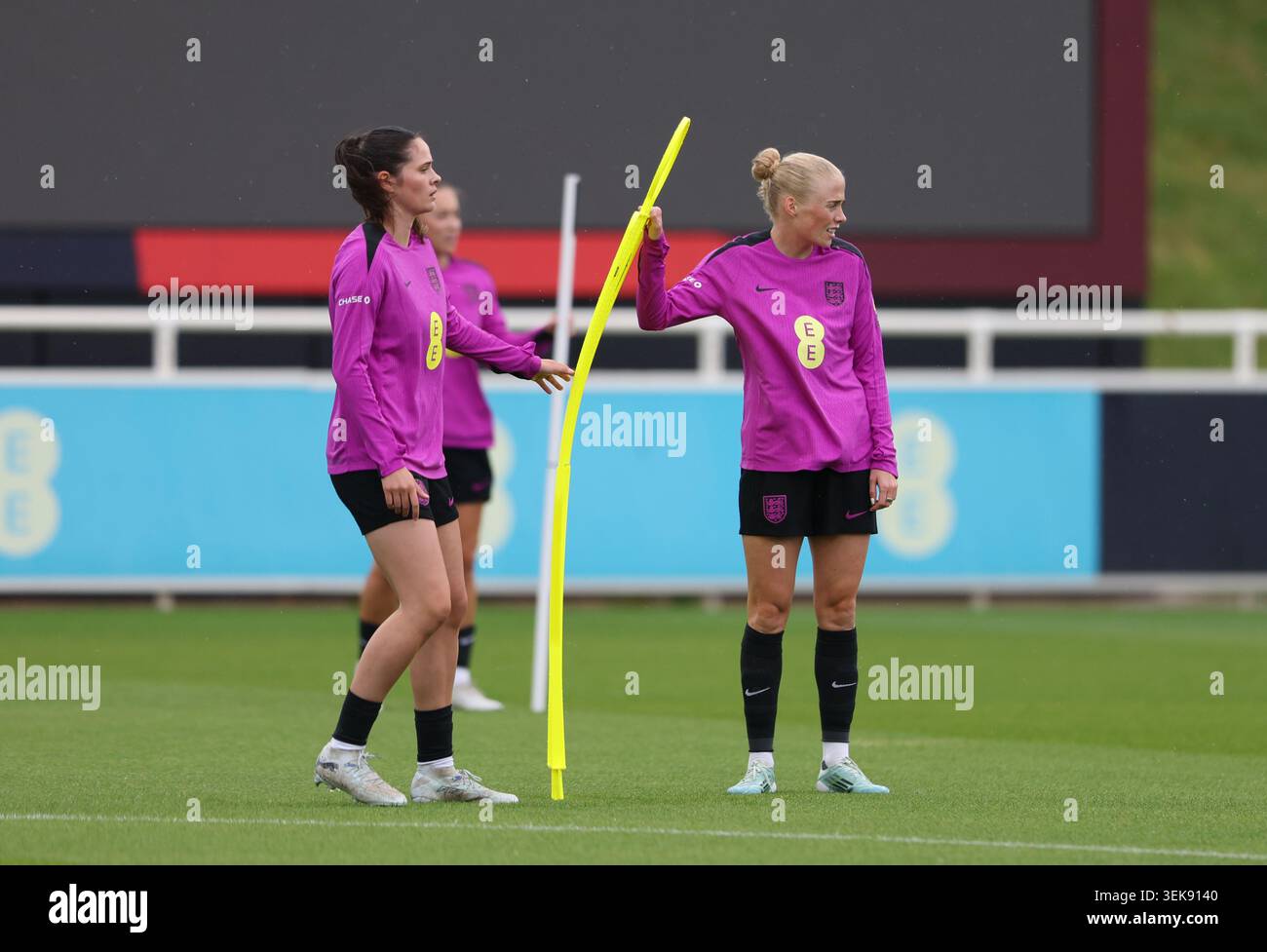 England's Grace Fisk during a training session at St George's Park ...