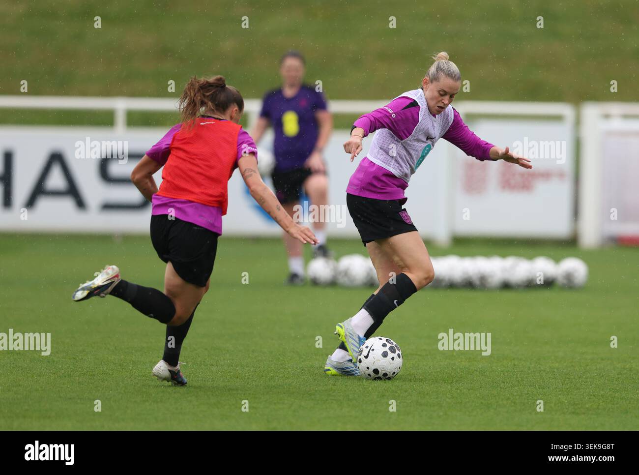 England's Alessia Russo during a training session at St George's Park ...