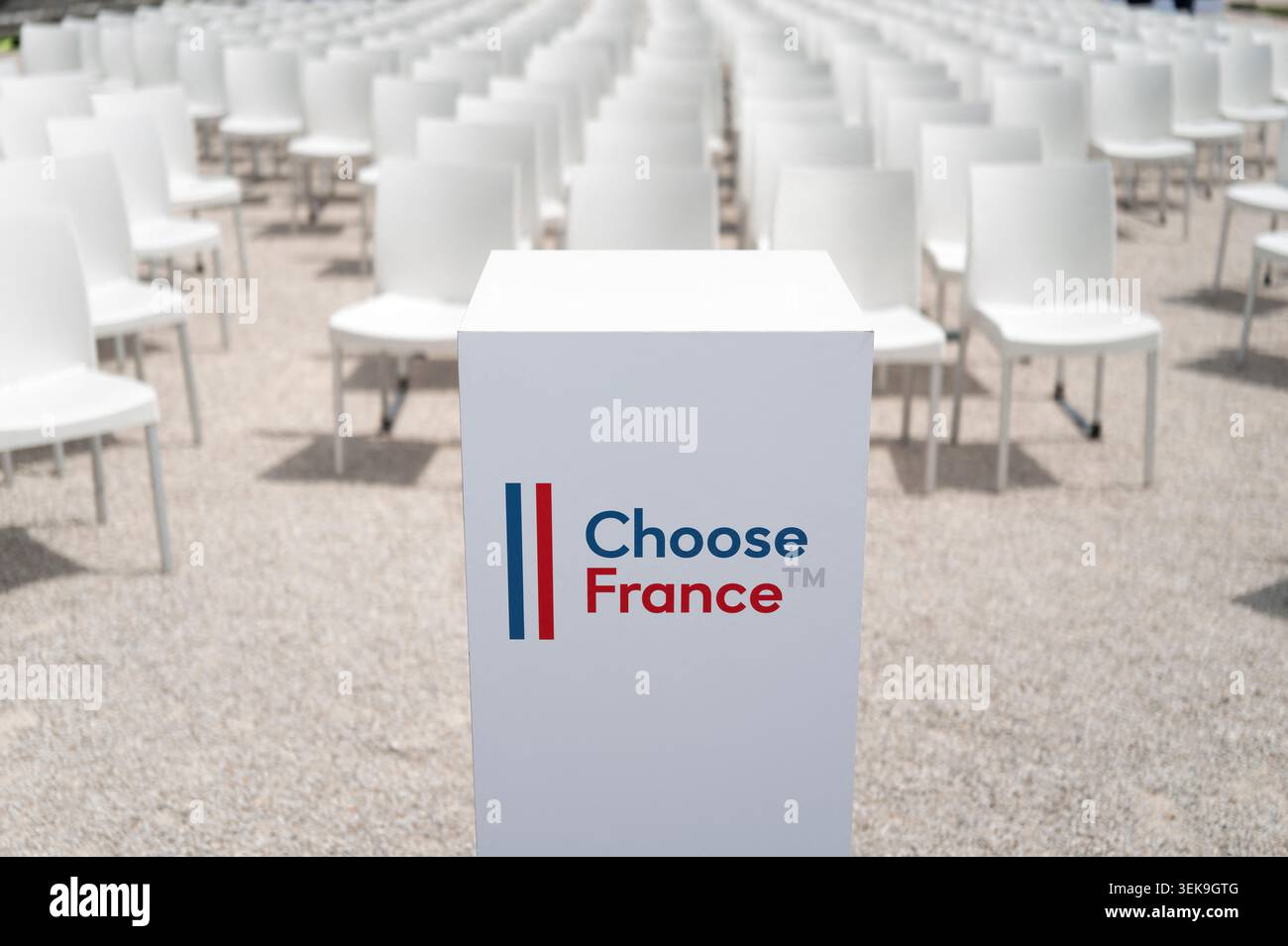 Illustration Logo logo of the "Choose France" business summit at the ...