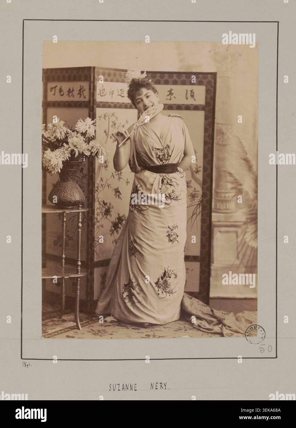 Nineteenth century theater portrait singer hi-res stock photography and ...