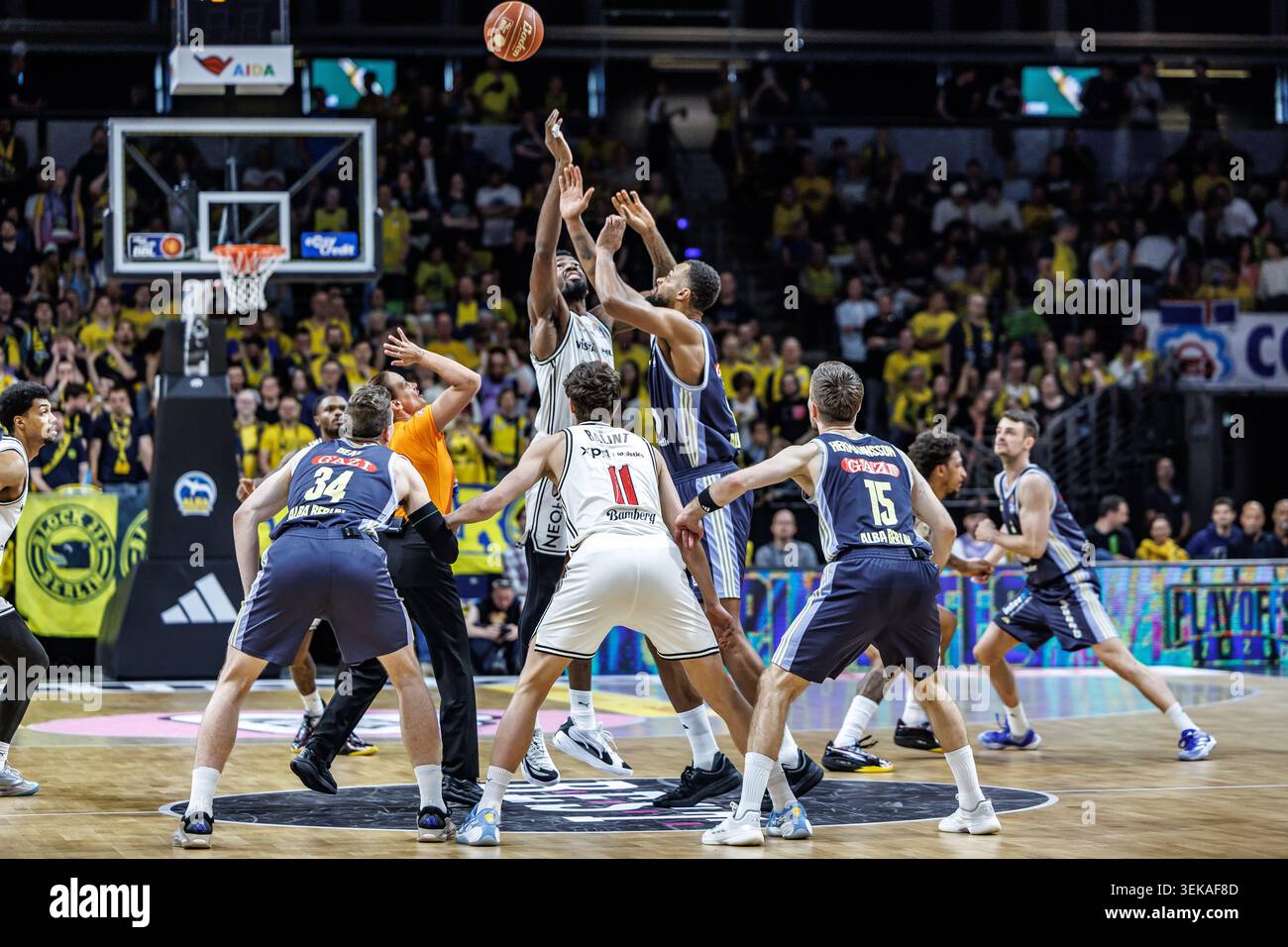 01 June 2026, Berlin: Basketball, men: Bundesliga, Alba Berlin ...