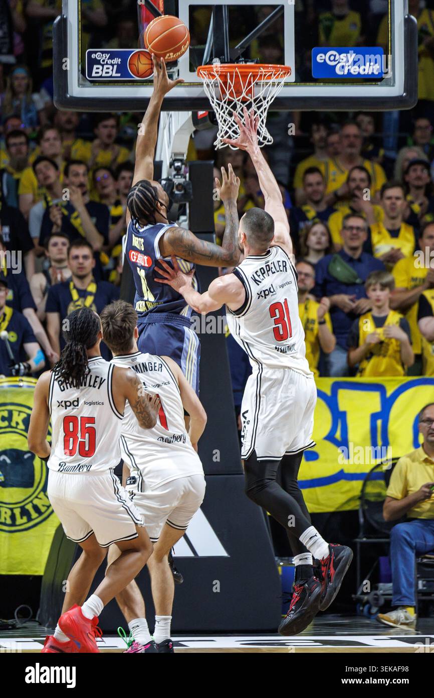 01 June 2026, Berlin: Basketball, men: Bundesliga, Alba Berlin ...