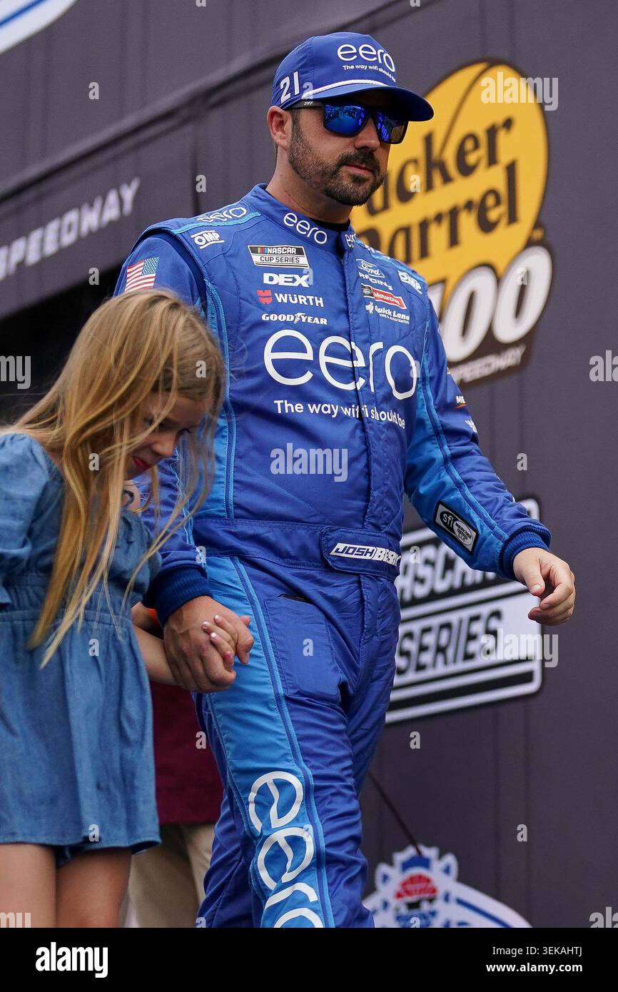 Josh Berry before a NASCAR Cup Series auto race, Sunday, May 31, 2026 ...