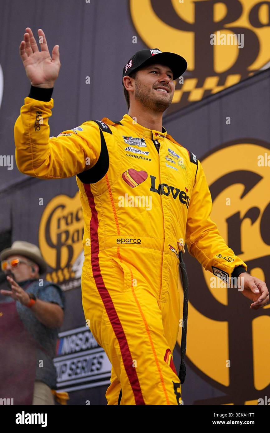 Todd Gilliland before a NASCAR Cup Series auto race, Sunday, May 31 ...