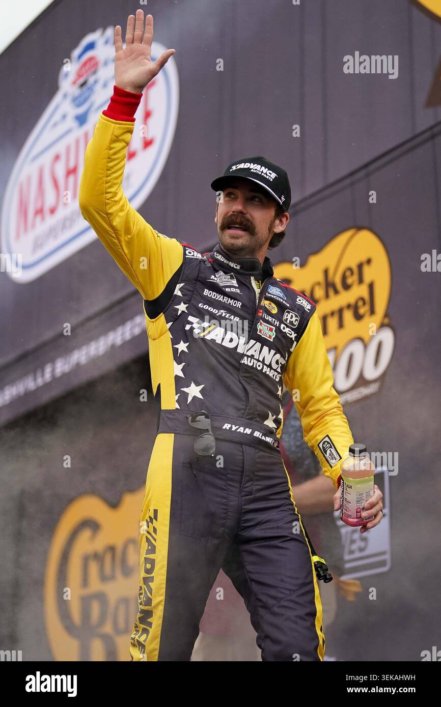 Ryan Blaney before a NASCAR Cup Series auto race, Sunday, May 31, 2026 ...