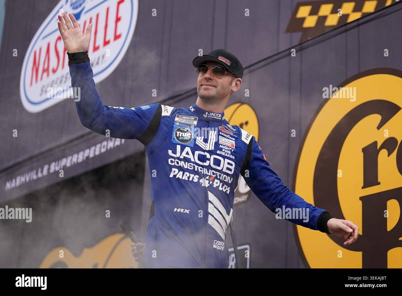 Cody Ware before a NASCAR Cup Series auto race, Sunday, May 31, 2026 ...
