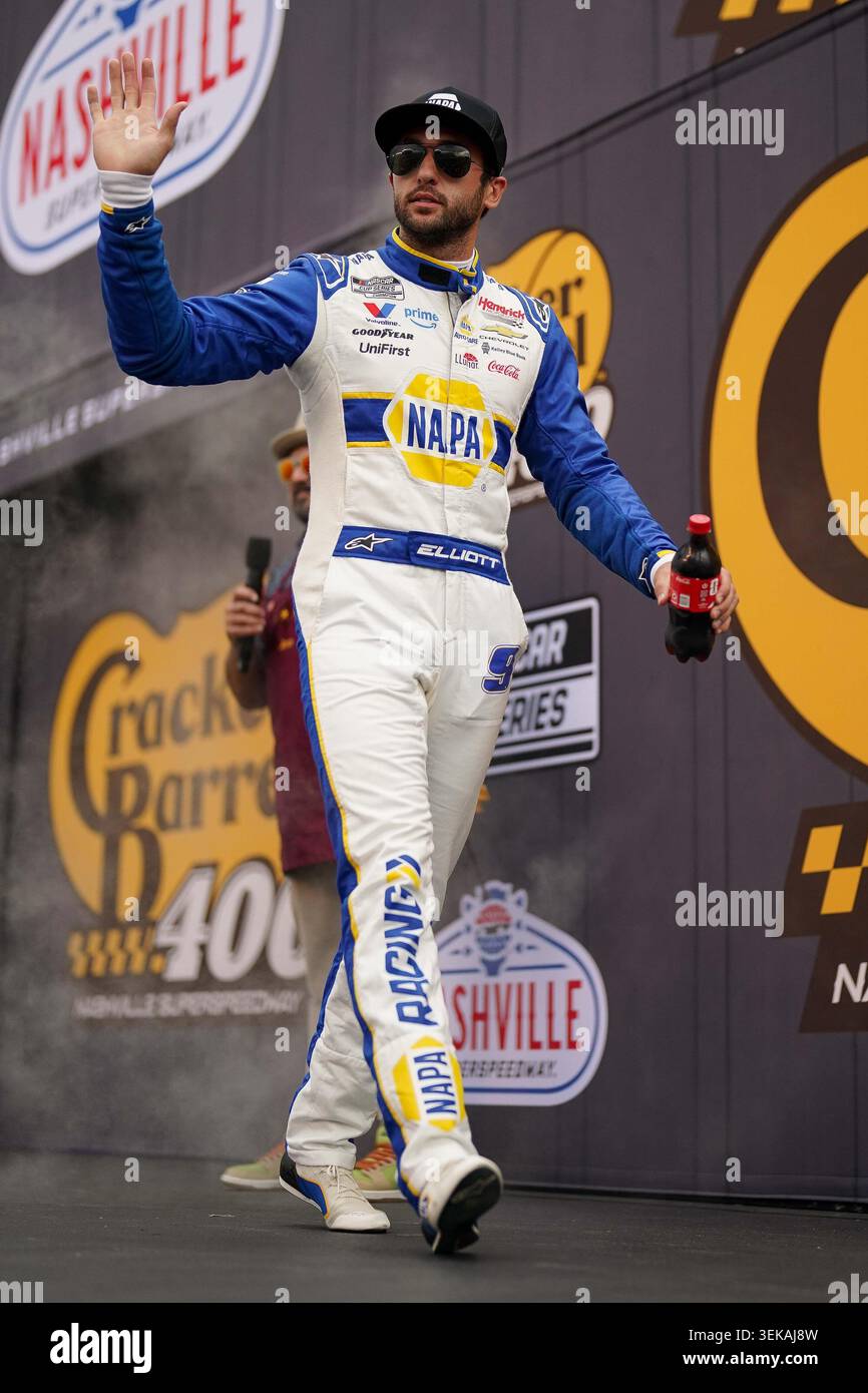Chase Elliott before a NASCAR Cup Series auto race, Sunday, May 31 ...