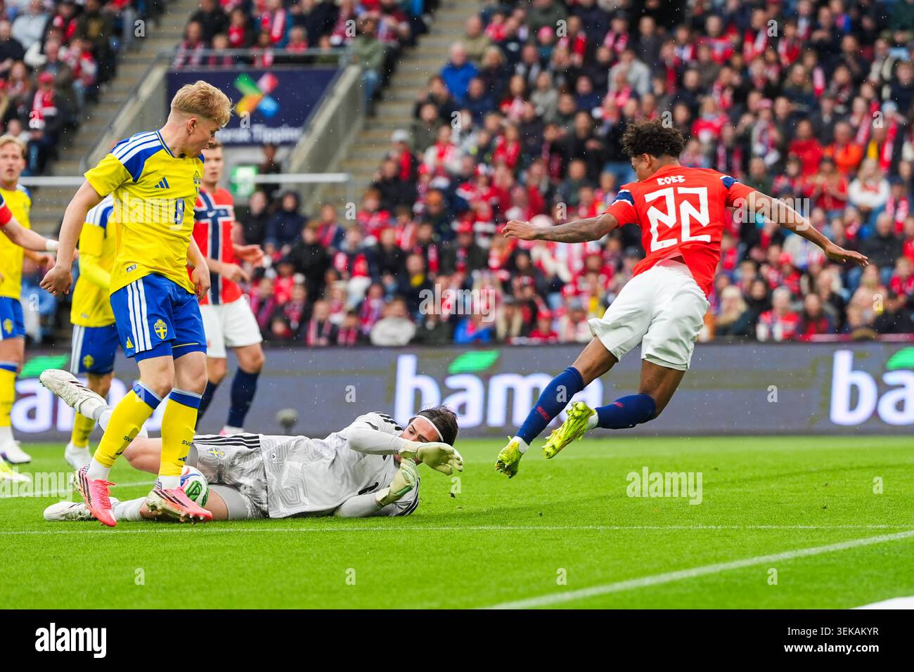 Oslo 20260601. Norway's Oscar Bobb during the private international men ...