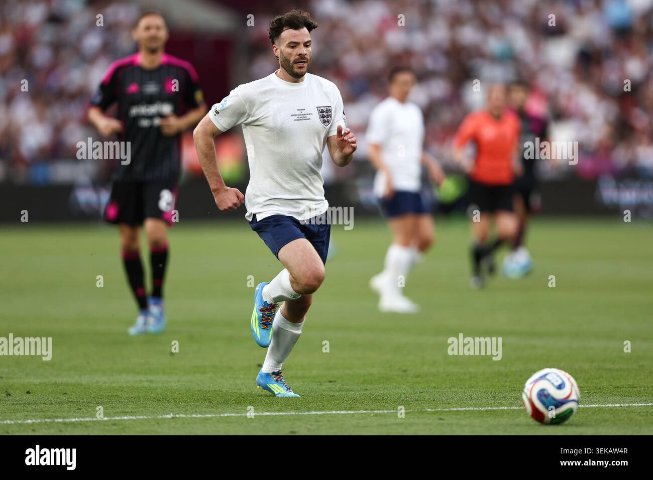 London, England, 31st May 2026. Jordan North of England chases down a ...
