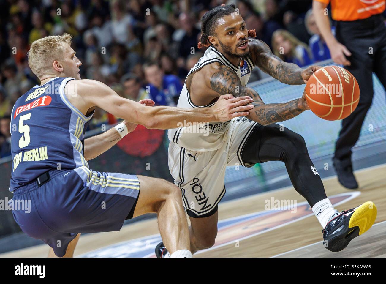 01 June 2026, Berlin: Basketball, men: Bundesliga, Alba Berlin ...