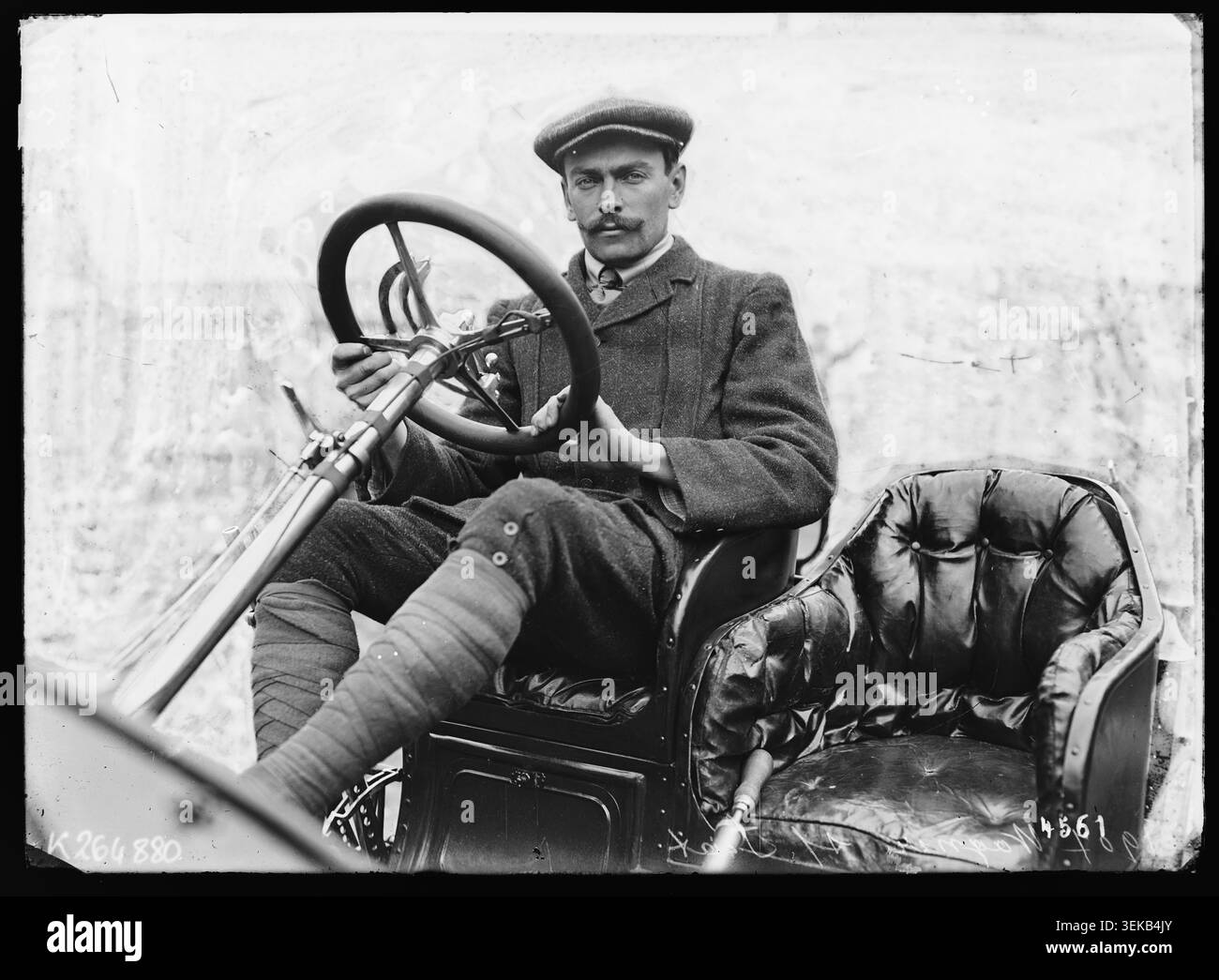 1907 press photograph french motor competition Black and White Stock ...