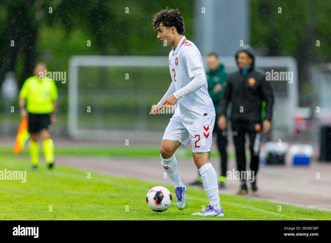TALLIN, ESTONIA - MAY 26: David Stojanovic of Denmark during the UEFA ...