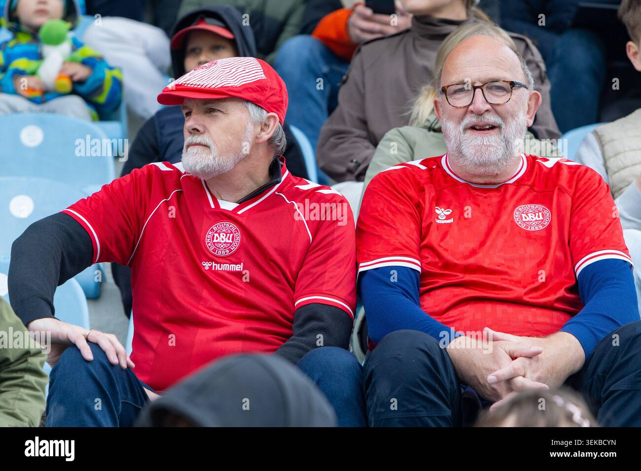 TALLIN, ESTONIA - MAY 26: Danish fans during the UEFA European Under-17 ...