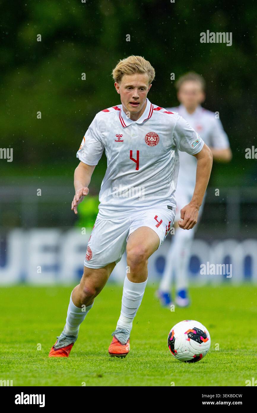 TALLIN, ESTONIA - MAY 26: Felix Sommer of Denmark during the UEFA ...