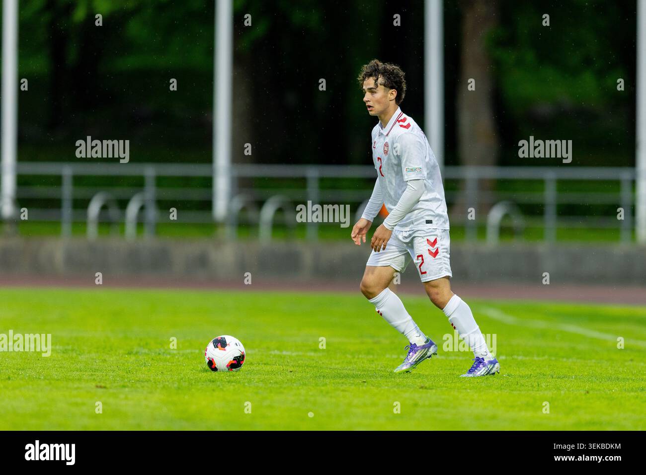 TALLIN, ESTONIA - MAY 26: David Stojanovic of Denmark during the UEFA ...