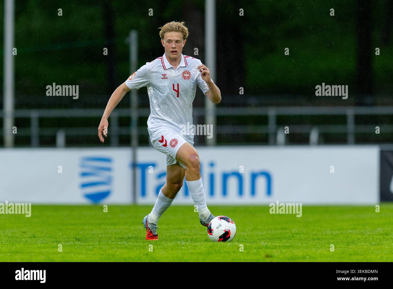 TALLIN, ESTONIA - MAY 26: Felix Sommer of Denmark during the UEFA ...
