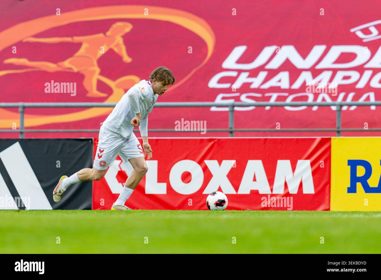 TALLIN, ESTONIA - MAY 26: Xander Poulsen of Denmark during the UEFA ...