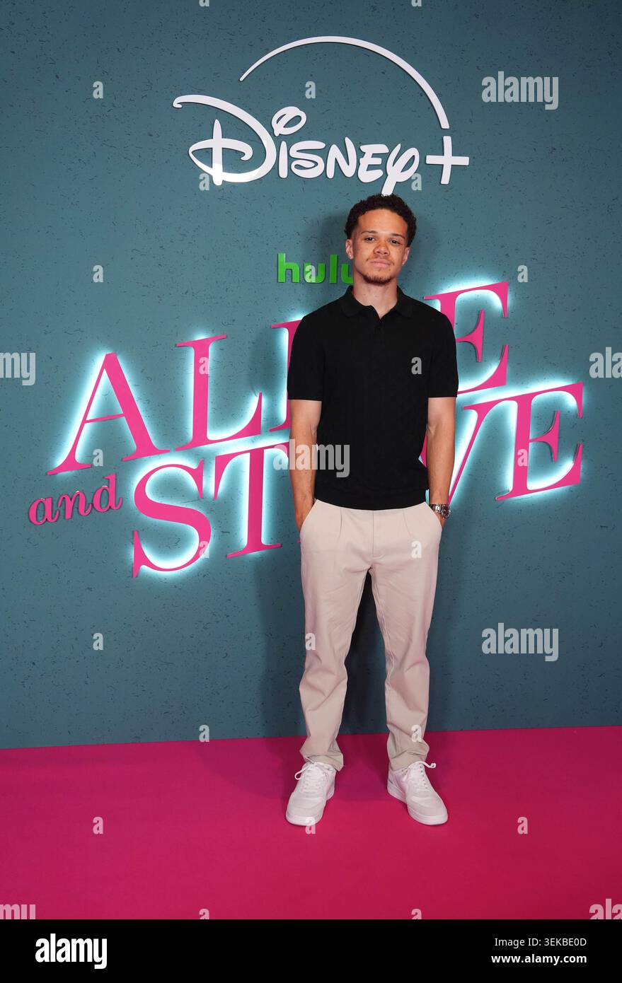 Tyrese Eaton-Dyce attending the UK Premiere of Alice and Steve at Odeon ...