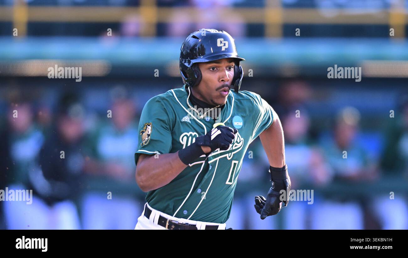 Cal Polys' Casey Murray Jr. (1) during an NCAA regional baseball game ...