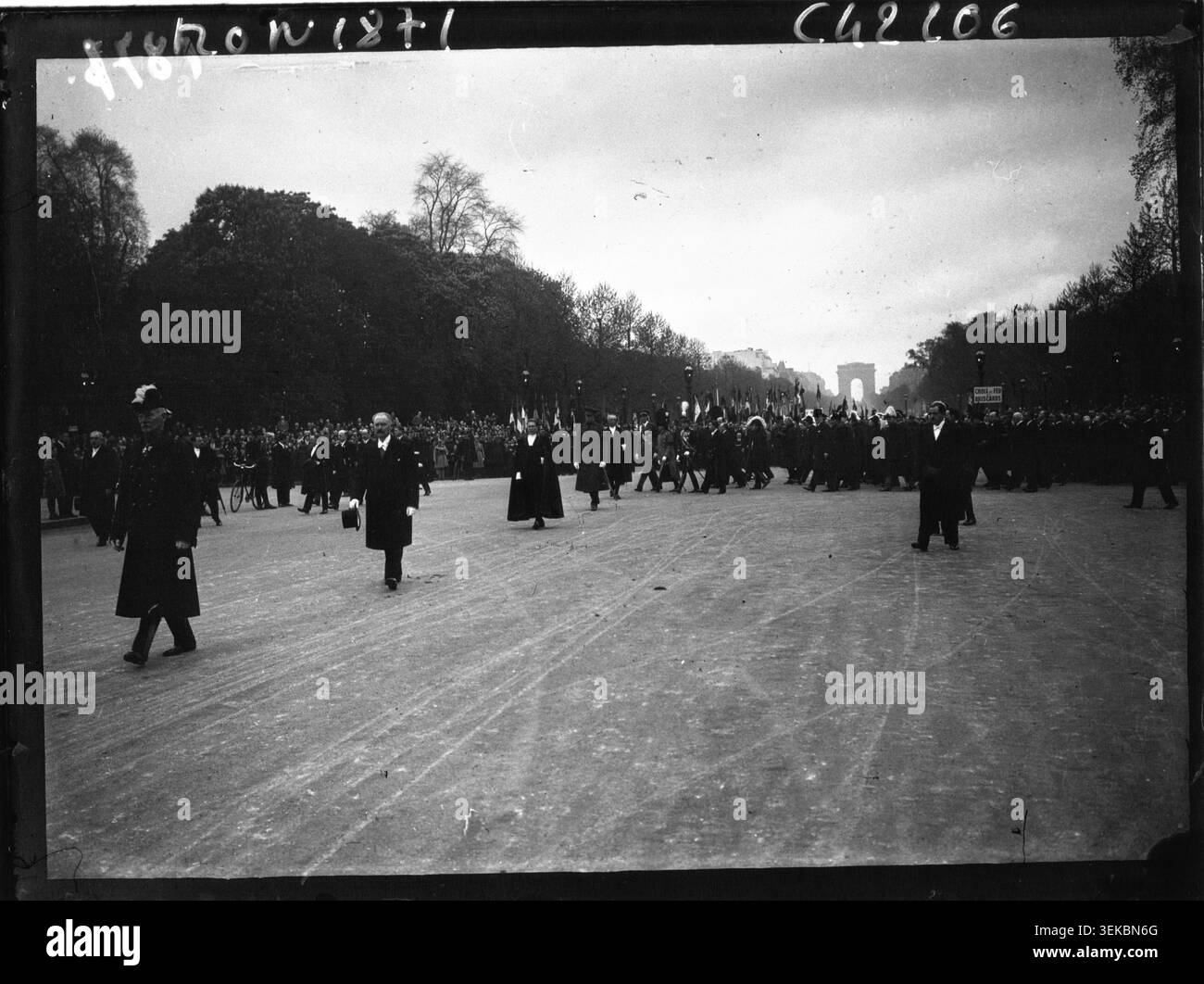 1932 press photograph state mourning event Black and White Stock Photos ...