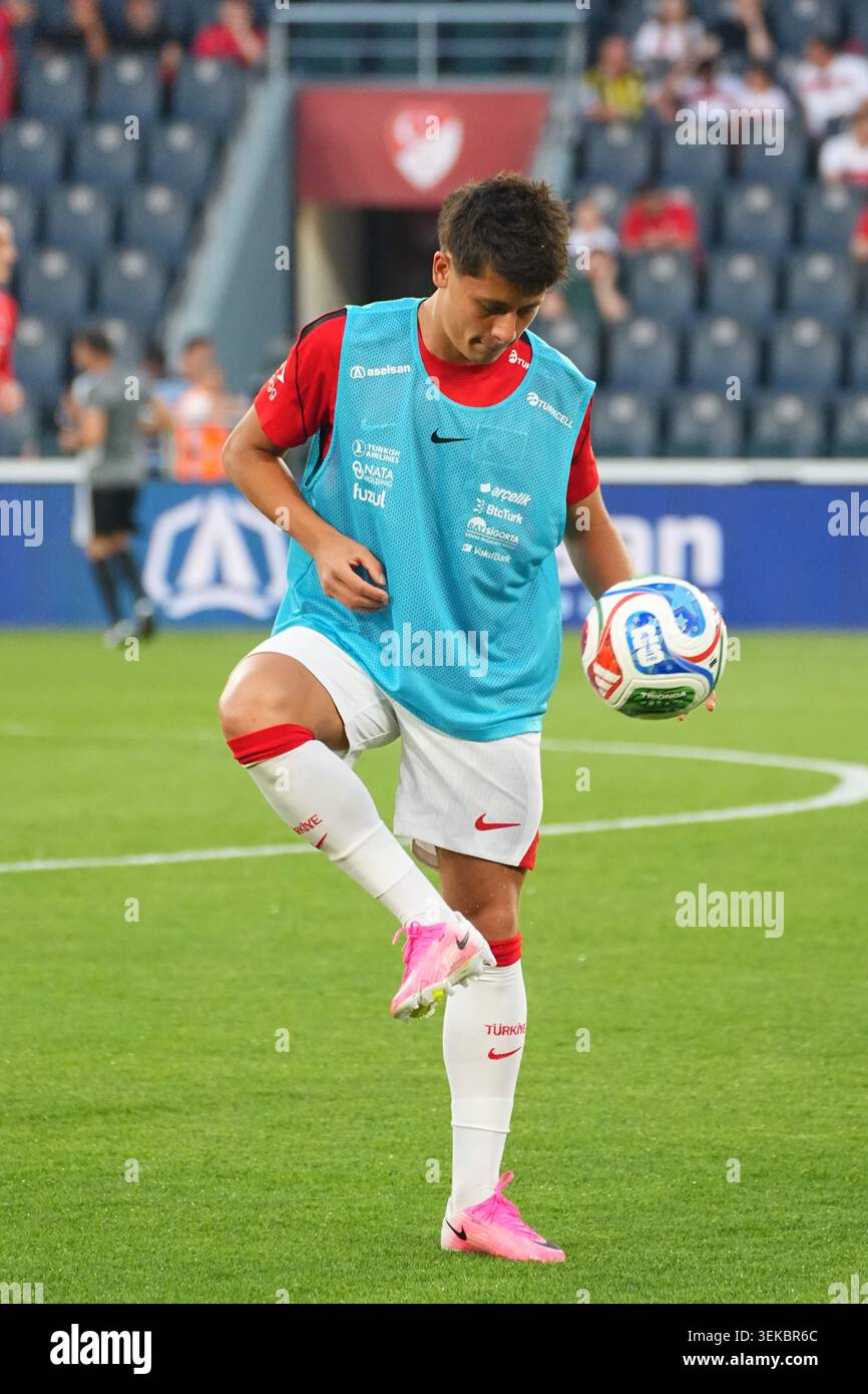 Turkey's player Arda Guler during freindly match between Turkiye and ...