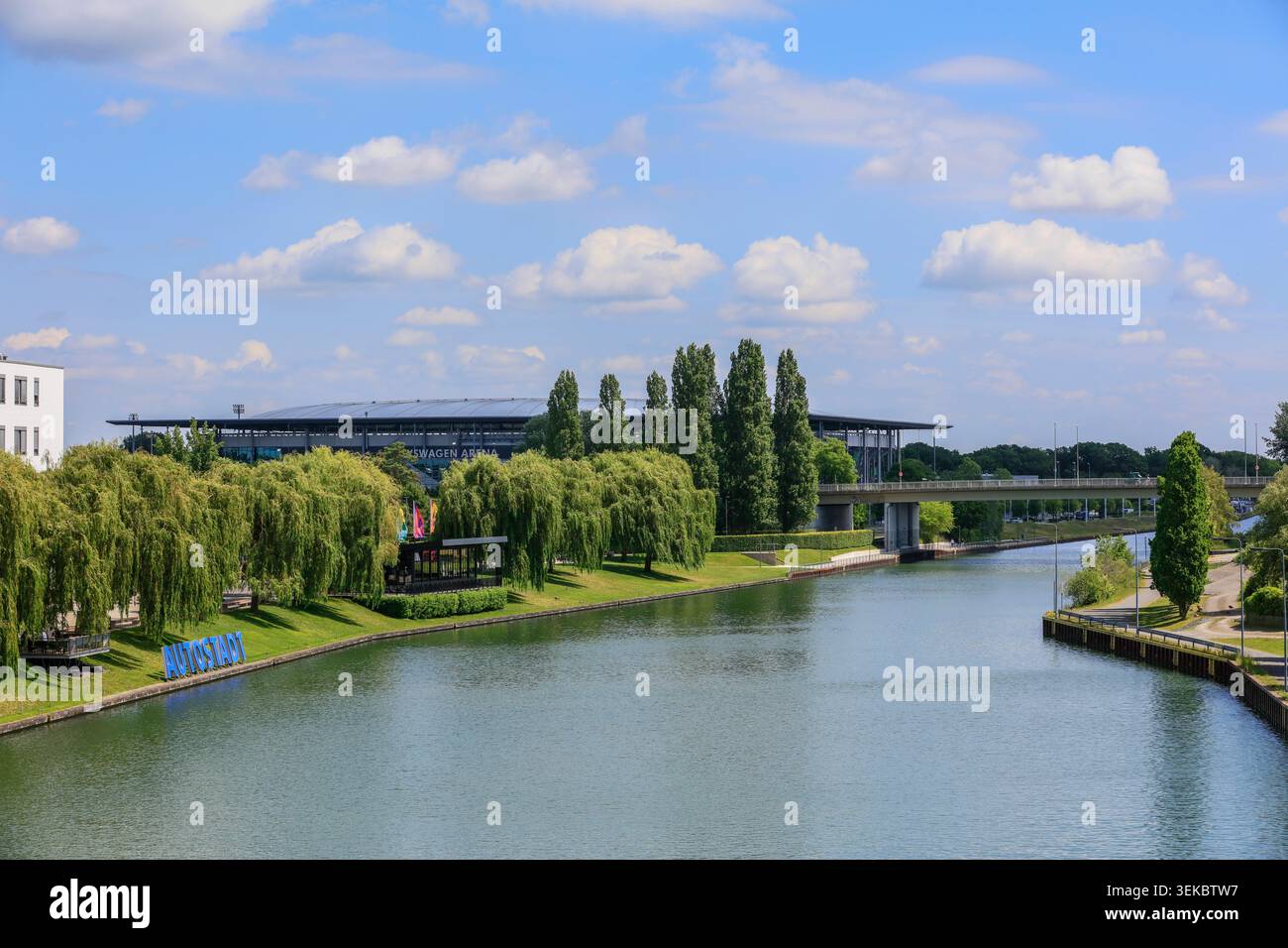 Volkswagen Arena am Mittellandkanal, Stadion des VfL Wolfsburg ...