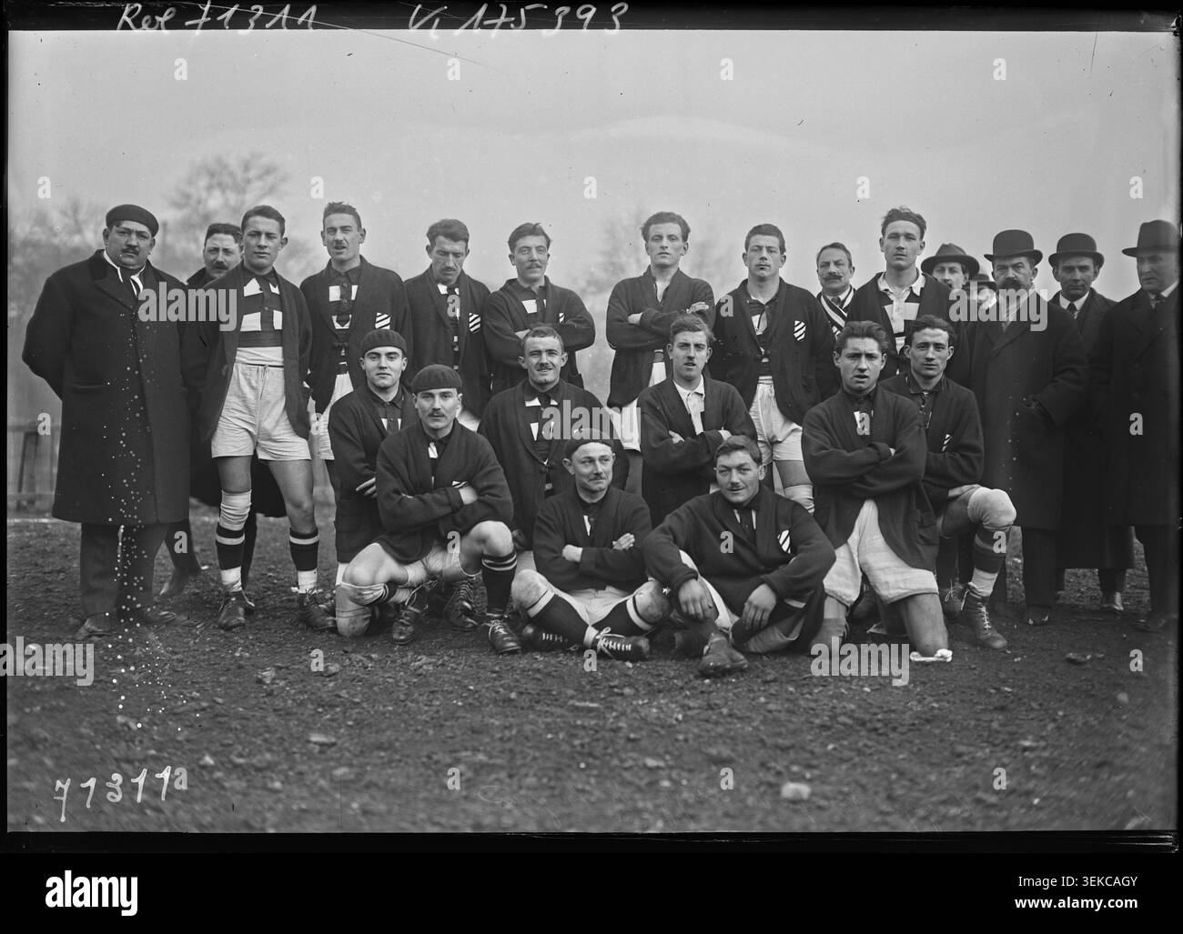 1922 collective portrait france competition Black and White Stock ...